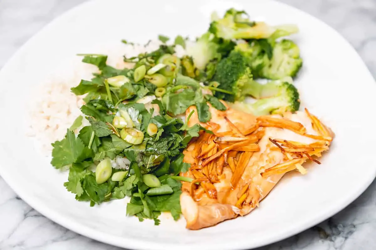 Ginger Soy Baked Fish Recipe - The Dinner App