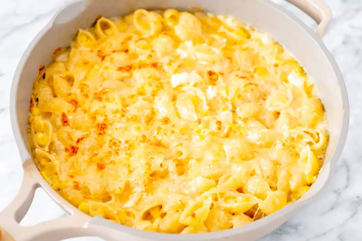 Four Cheese Corn Pasta - The Dinner App