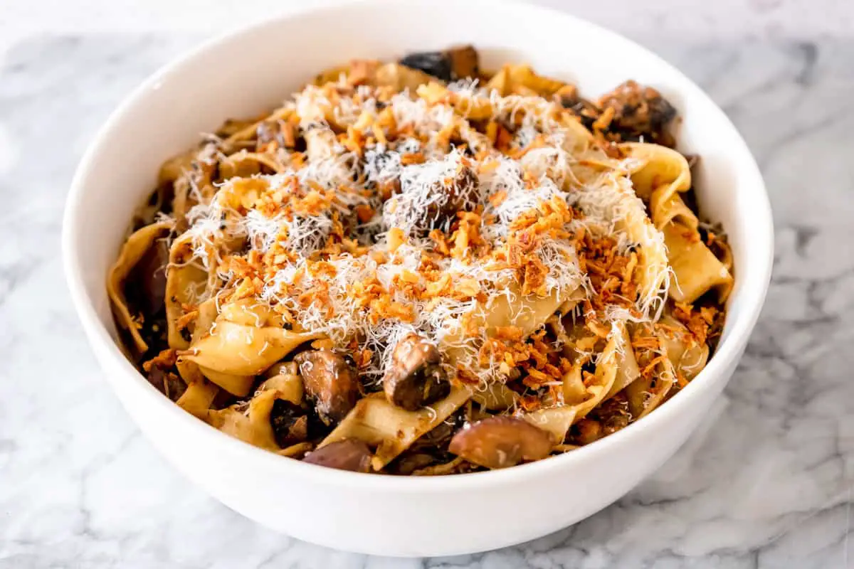 Mushroom Pappardelle with an Asian Twist - The Dinner App
