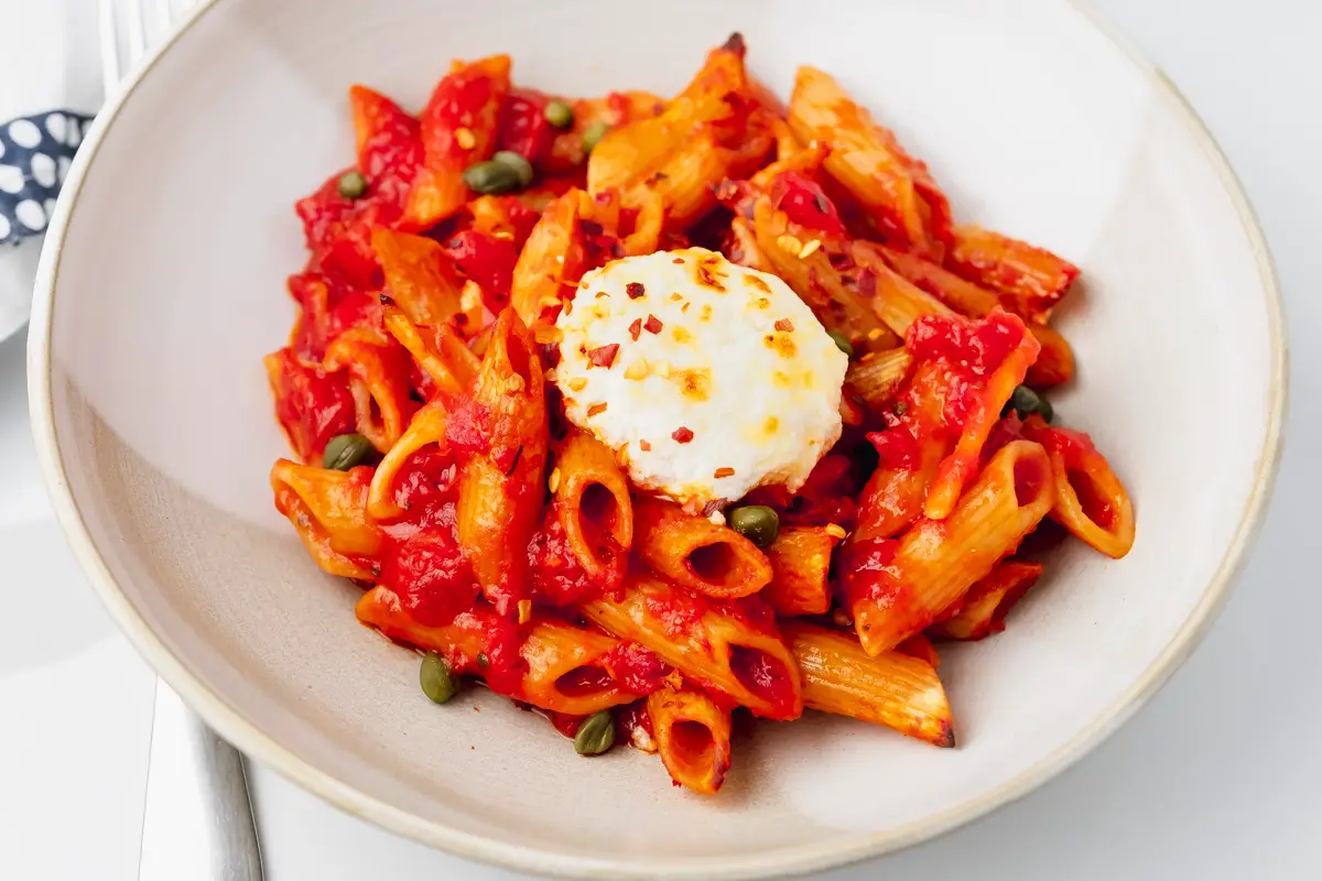 Tomato Pasta with Cheese Dumplings - The Dinner App